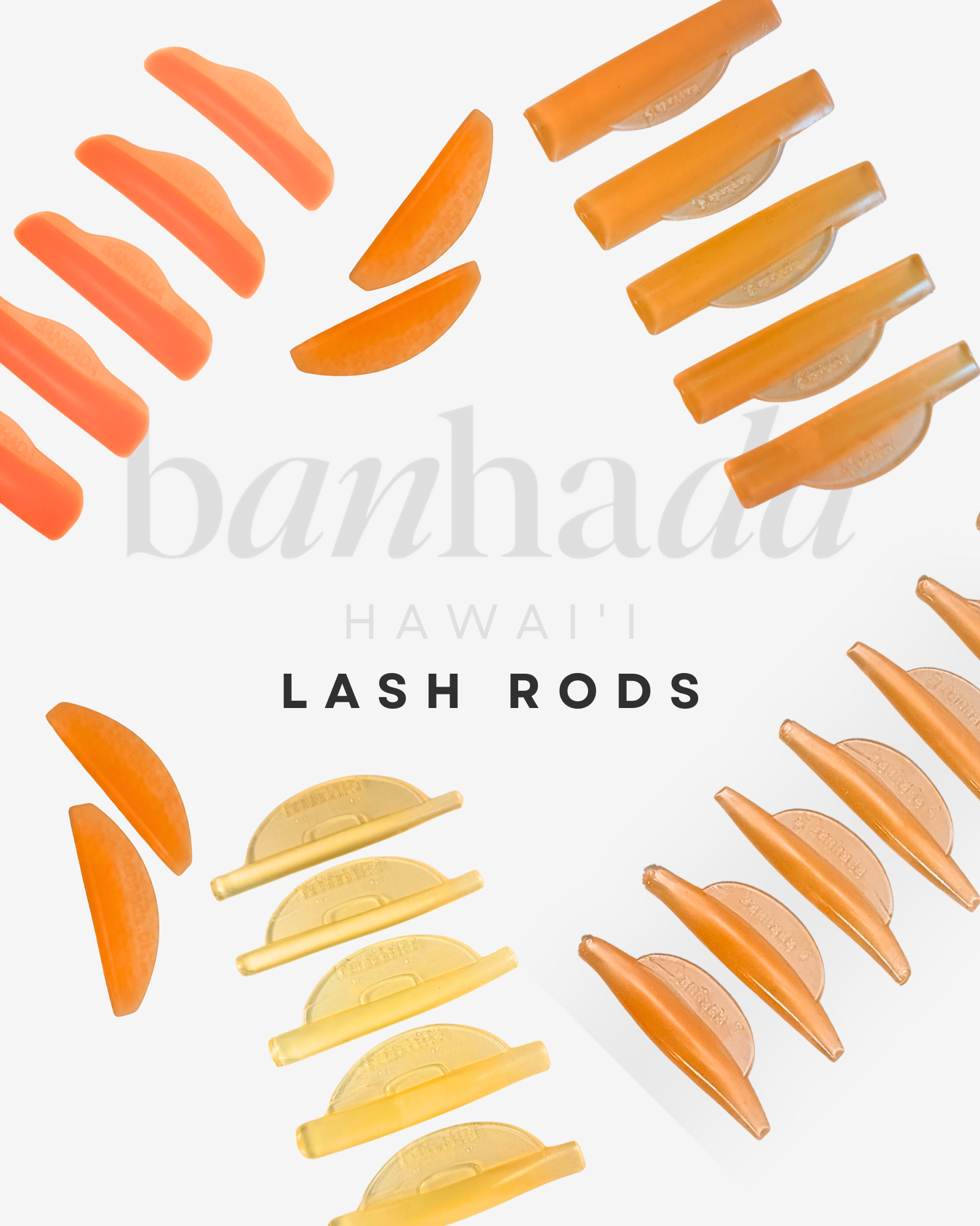 Lash Lift Rods & Shields | Banhada Hawaii - Professional Korean Lash ...